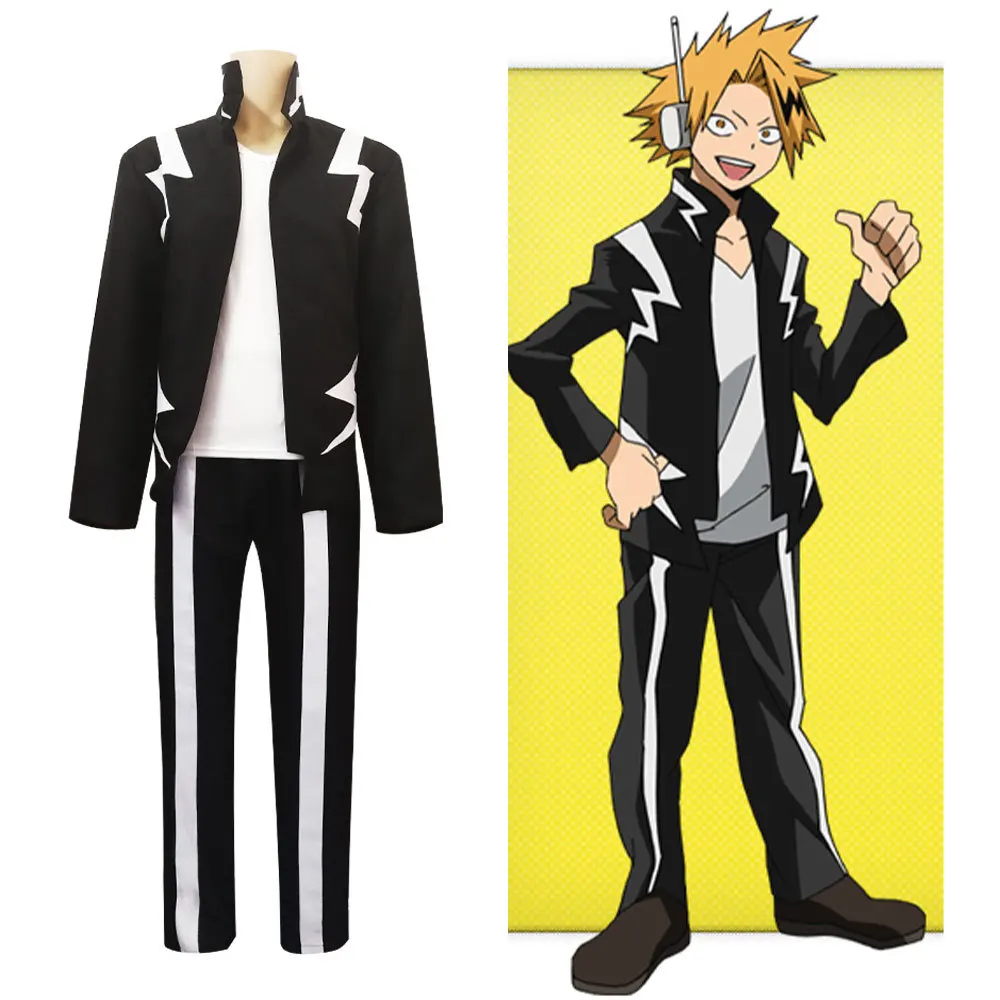 Anime Cosplay Costume My Hero Academia Kaminari Denki Short Wigs ...
