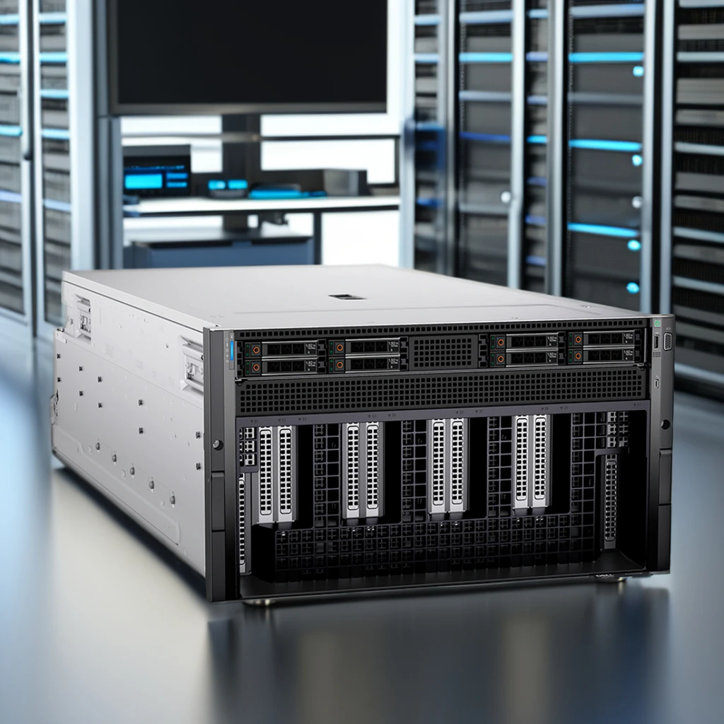 Dell Poweredge XE9680 6U Rack Server with 8 Nvidia Gpus