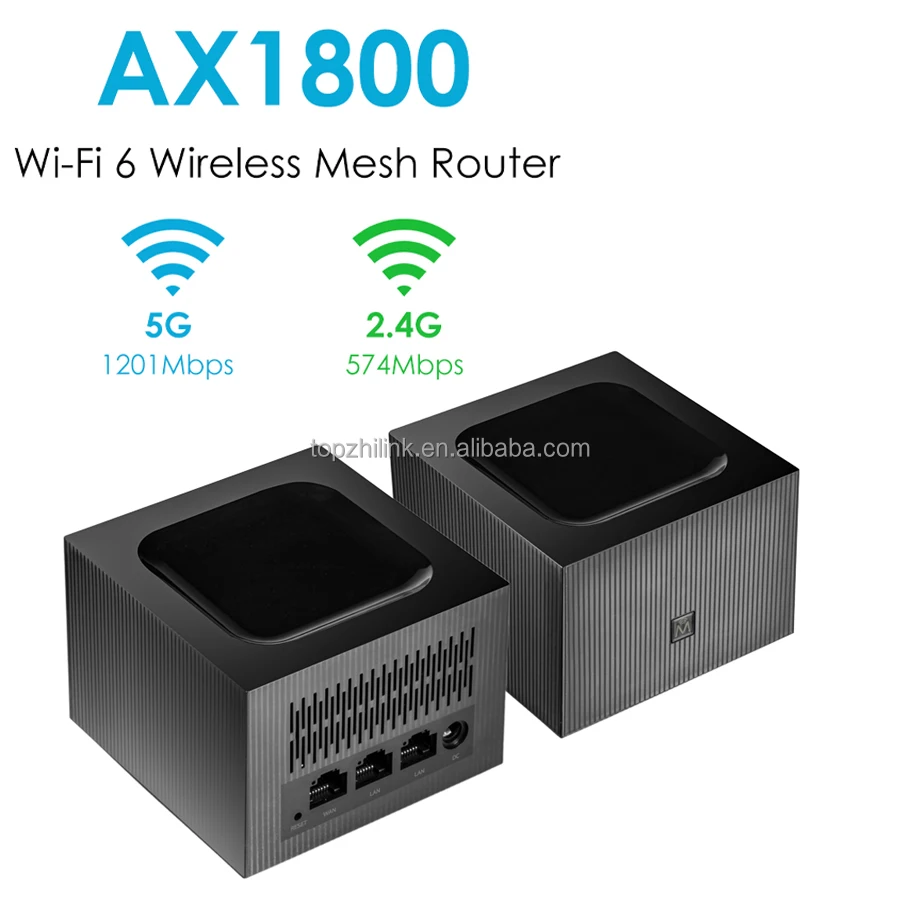 Long Distance AX1800 WIFI 6 Mesh System - High Speed 5ghz
