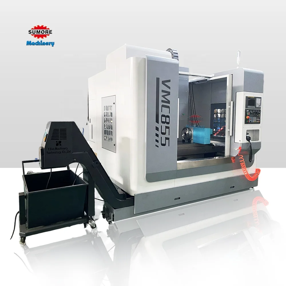 Sumore Cnc Milling Vertical Machining Center Vmc 855 Gsk Cnc Milling Machine System Vertical ...