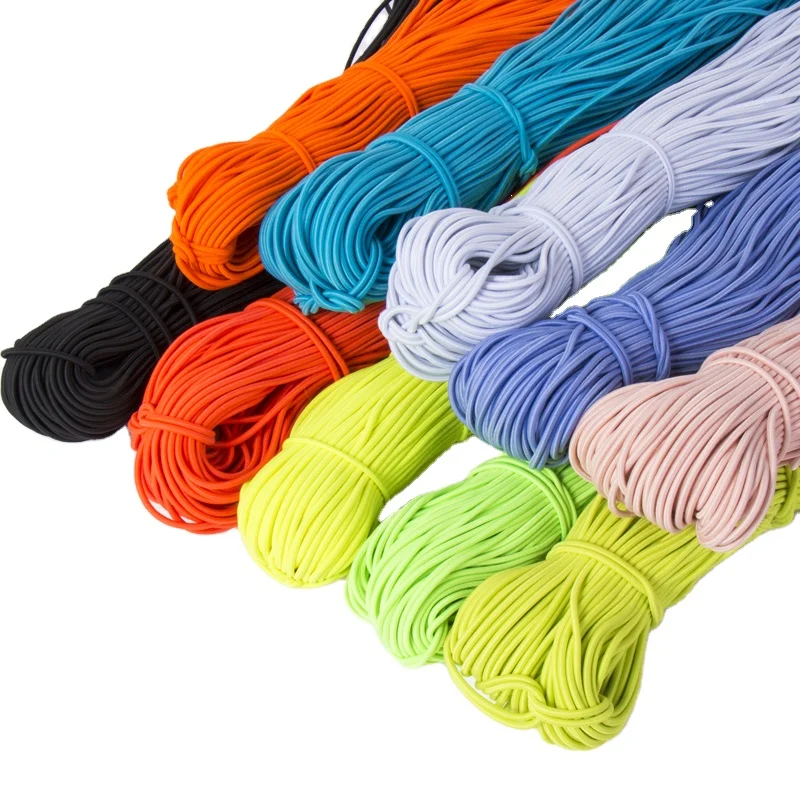 Factory Wholesale Custom Elastic Cord Rope Round Rubber Latex Bungee ...