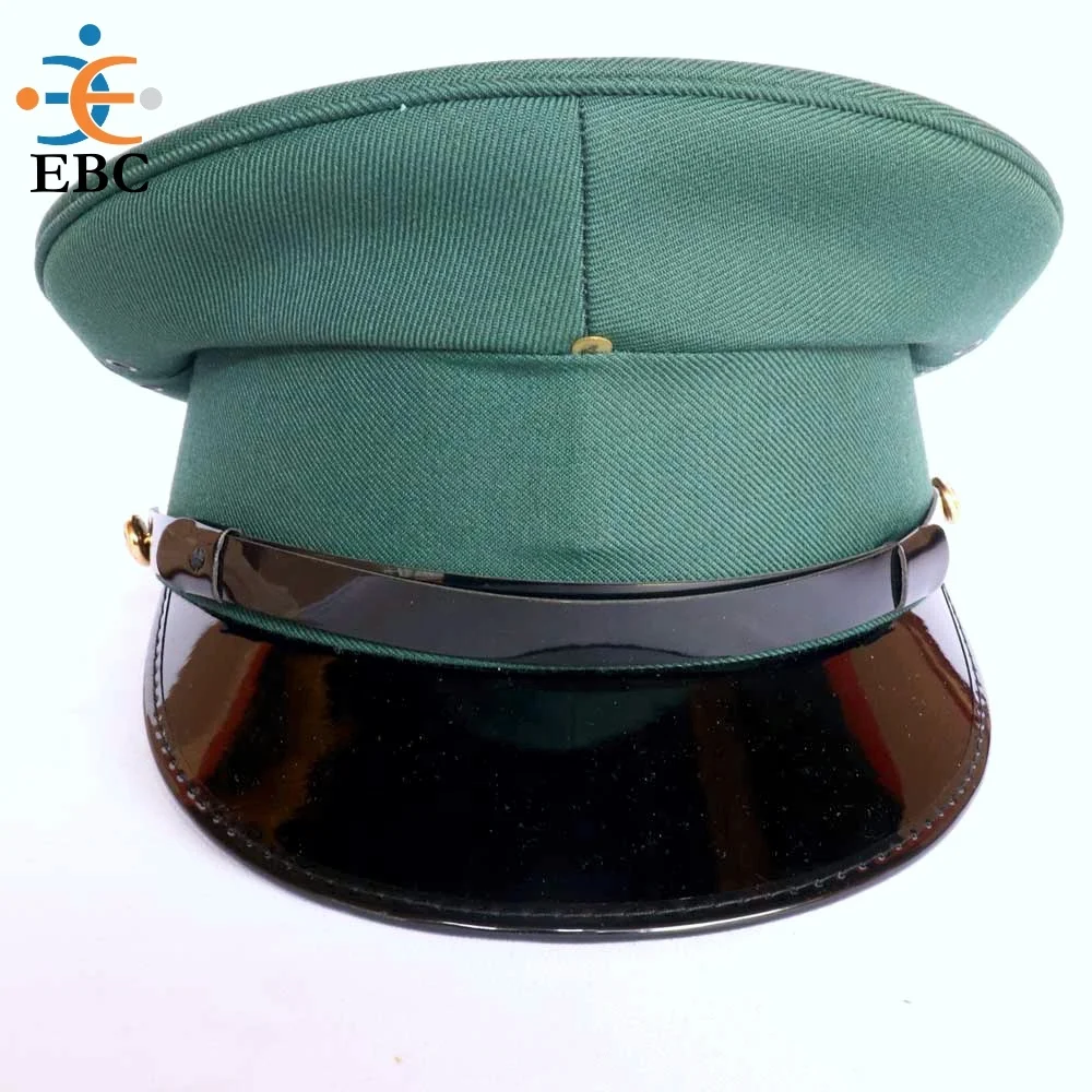 High Quality Scarlet Red Marching Band Cap Hat Wholesale