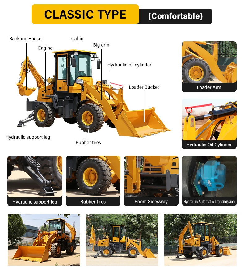 Backhoe Loader for Sale - Durable, Efficient, and Versatile