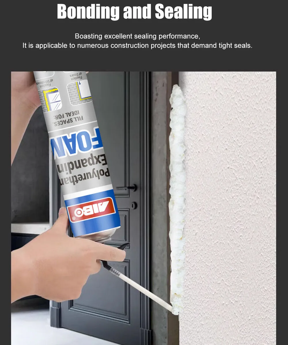 300ml One-Component White Polyurethane Foam Aerosol Spray for Window ...