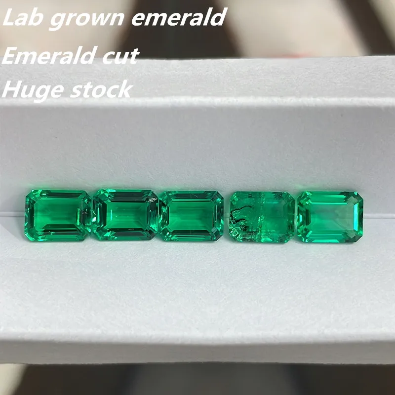 Shop Our Hydrothermal Method Lab Grown Gemstones Emerald Cut
