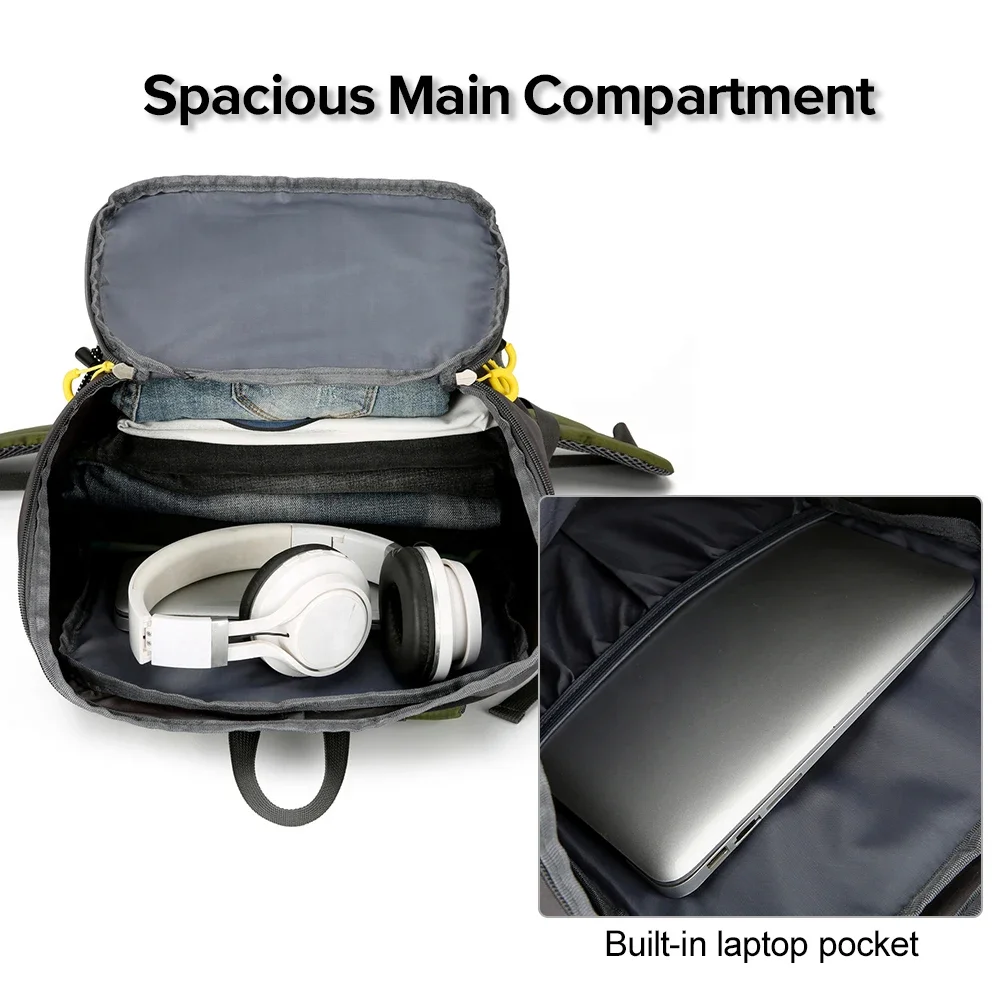 Large Mountain Rock Climbing Backpack Tourist Bag Waterproof Outdoor ...