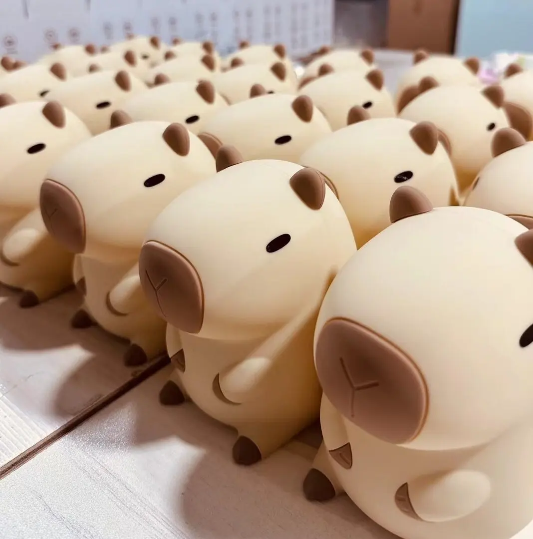 Capivara Night Lamp - Portable, USB Rechargeable LED Light