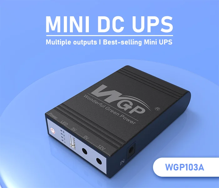 Mini Dc Ups Battery 12v 5v 9v 1a Portable Mini Ups Mini Ups For Wifi ...