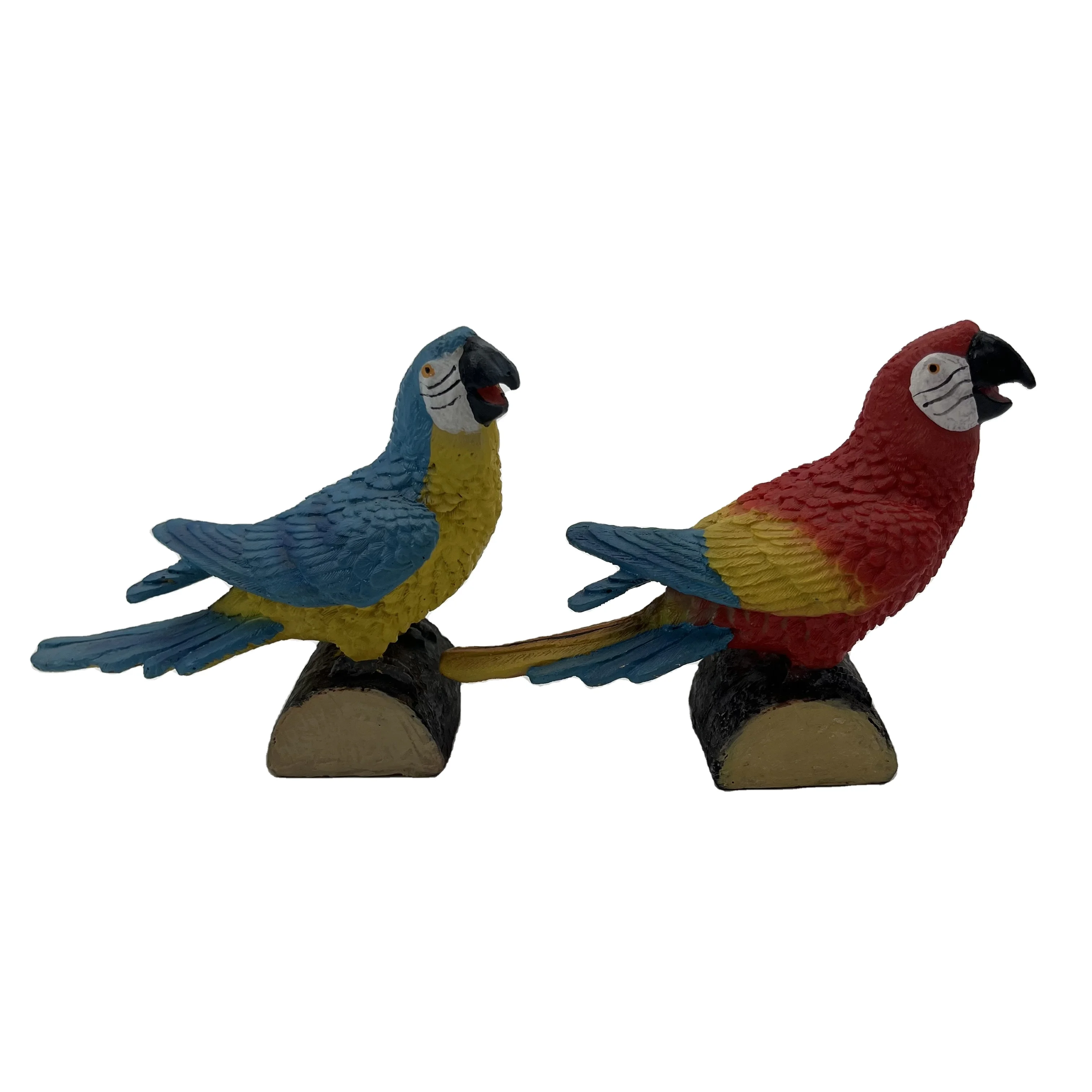Artificial Vivid Polyresin Parrot Figurine For Home Decoration - Buy ...