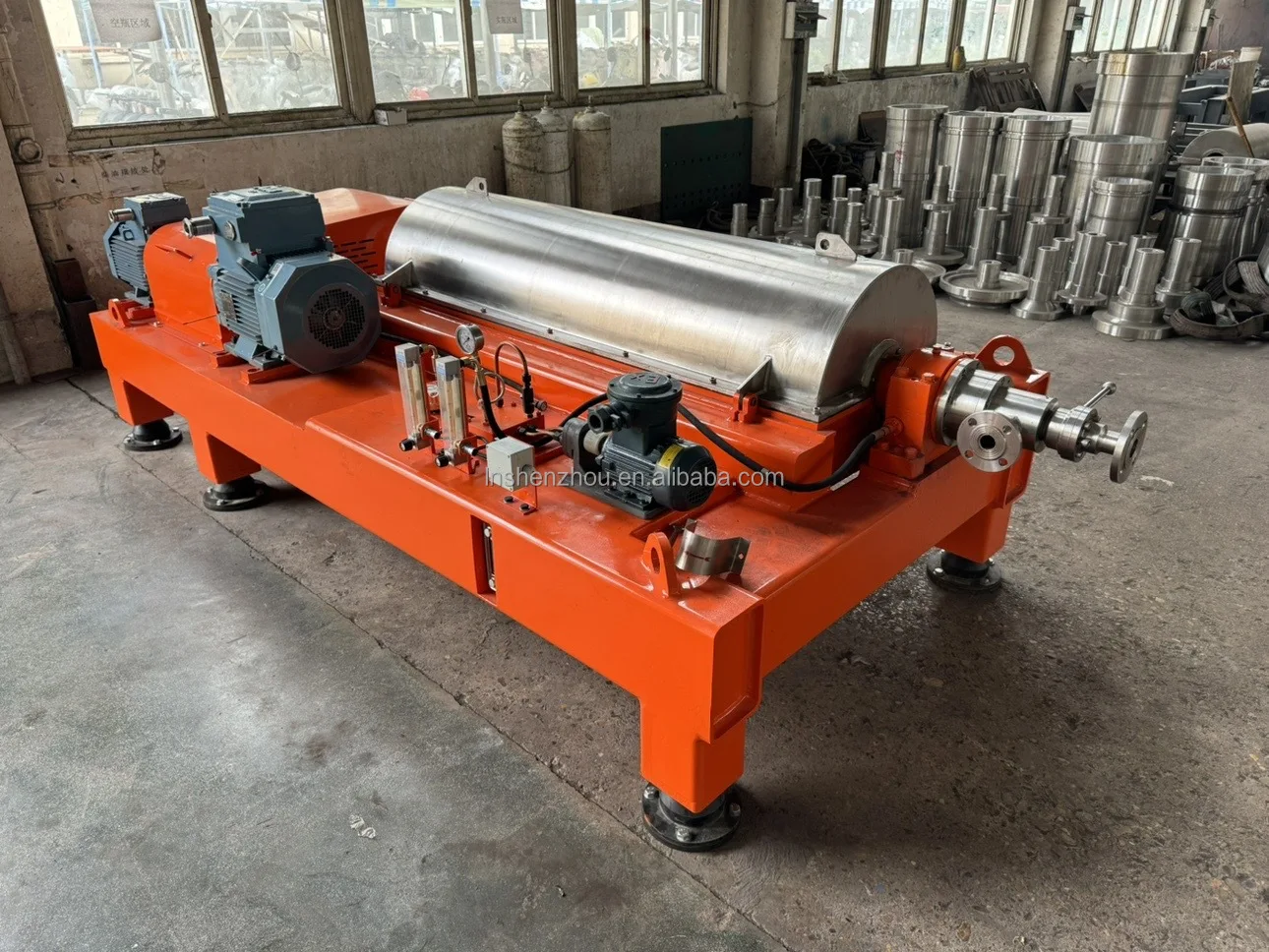 Easy Operation Horizontal Oilfield Decanter Centrifuge with Control ...