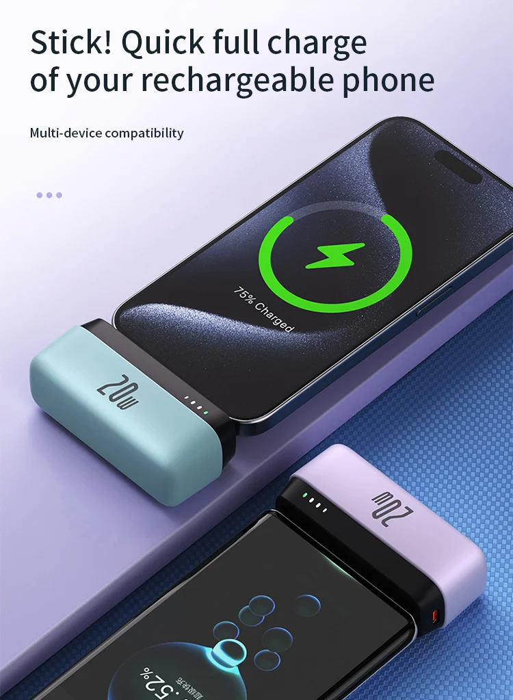 Multi-functional Mobile Power Compact Pd20w Portable Mini Pocket Quick ...