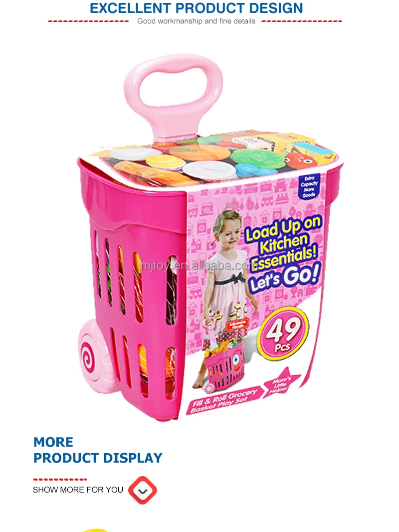 Mini Shopping Cart Toy - Fun Pretend Play for Kids