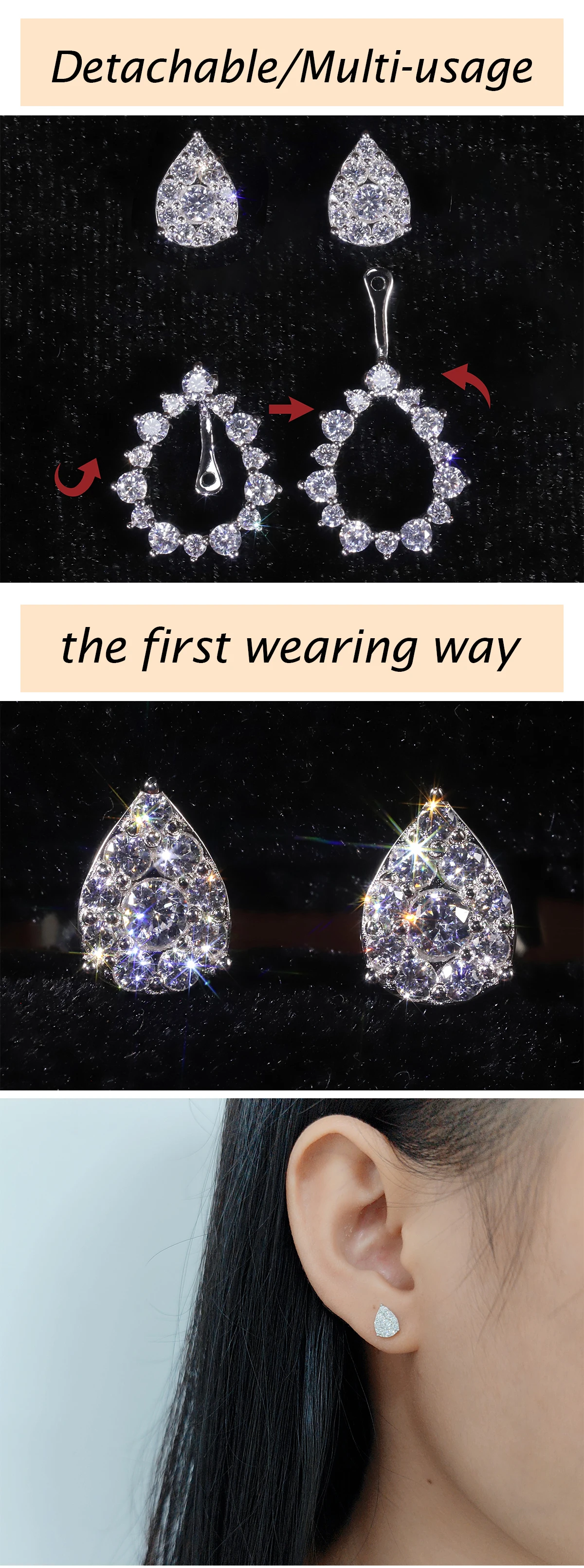 SU211 Abiding Gold Jewelry Wholesale Multi Usage 9K 10K 14K 18K Solid ...