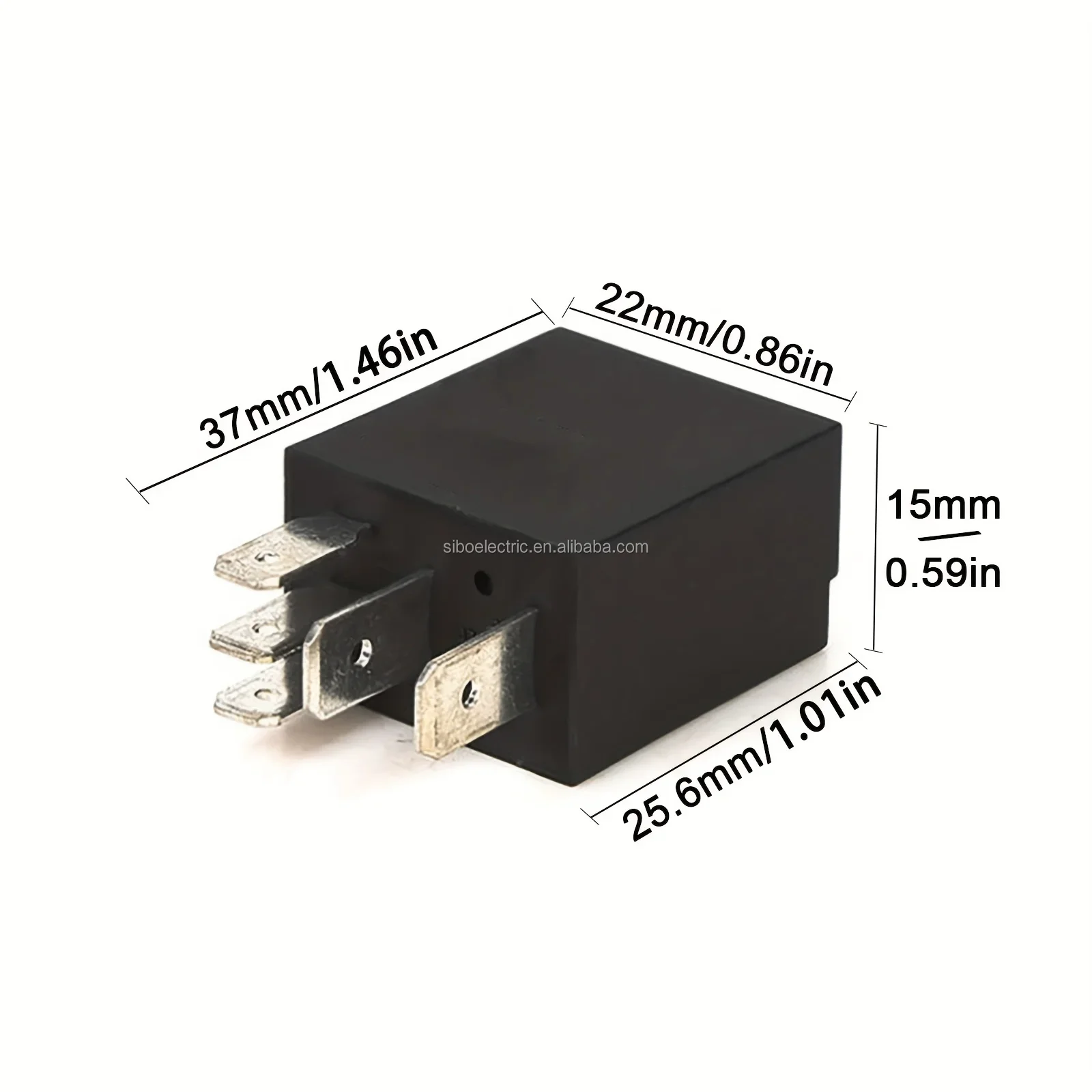 Auto Relay Universal 4pin 5pin 30A 12V 24V DC Automotive Car Relay ...