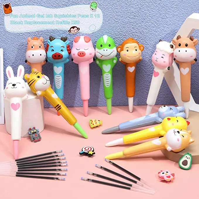 PT Custom Kawaii Squishy Pen - Stress Relief Fidget Toy
