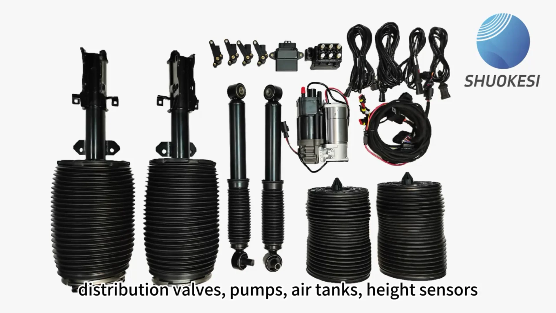 W250 W260 Air Suspension System Kit Air Spring Upgrade Refit For ...