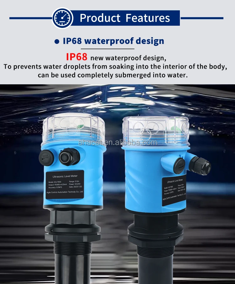 Granary Silo Grain Level Measurement Ultrasonic Level Meter Gauge 420ma ...