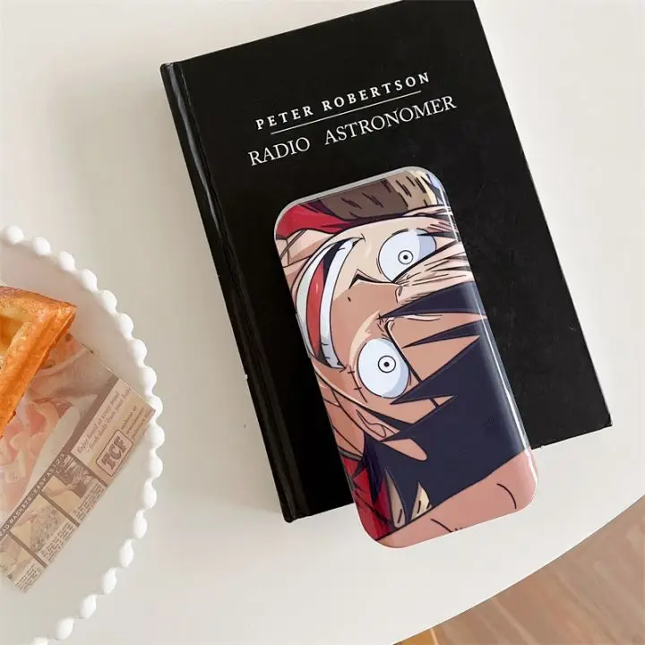 Anime Luffy Sliding Design Mirror Phone Case One Pieces Shell For ...