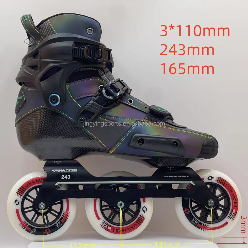 Carbon Fiber Roller Skates Fancy Competition Shoes Flat Figure Speed ...