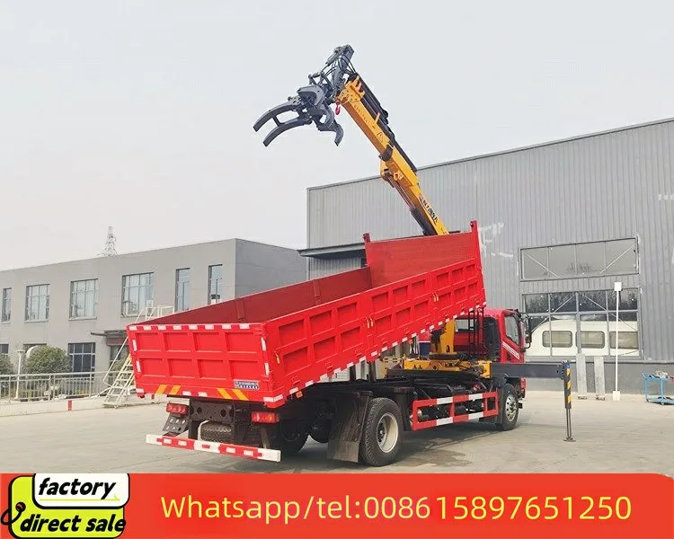Sinotruk HOWO Truck Mounted Grab Crane - 8 Ton Capacity
