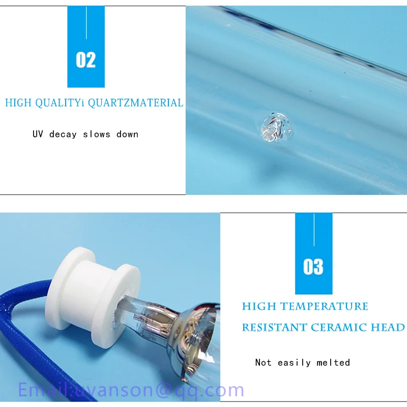 Custom Imported UV Printer High Pressure Mercury Lamp 365nm