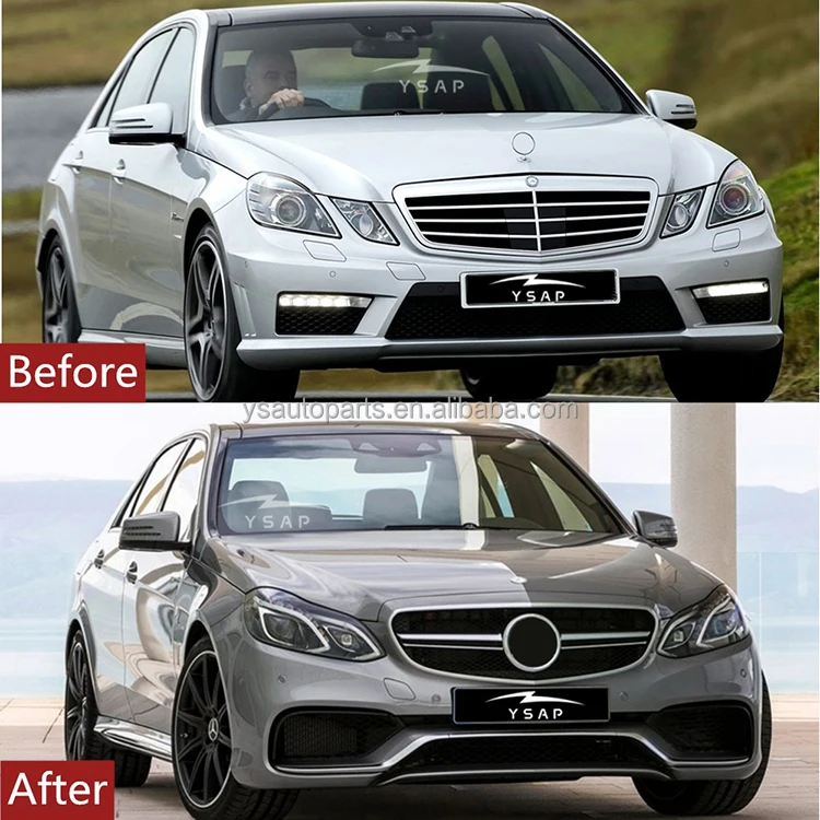 Car Body Kit For E Class W212 2009 2010 2011 2012 Upgraded To 2014 E63 ...