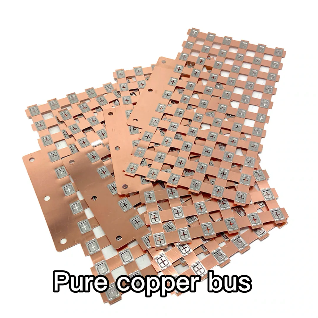Wellgo Custom Battery Pack Busbar 21700 Copper Connector 18650 Battery ...