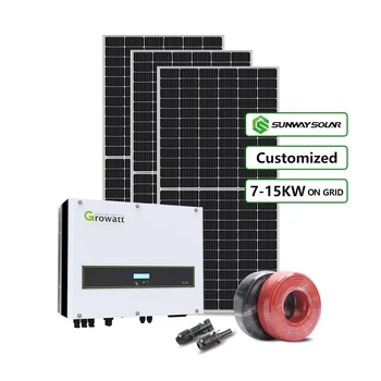 10kw 120v 230v Complete Photovoltaic Solar System 20kva Solar Panels ...