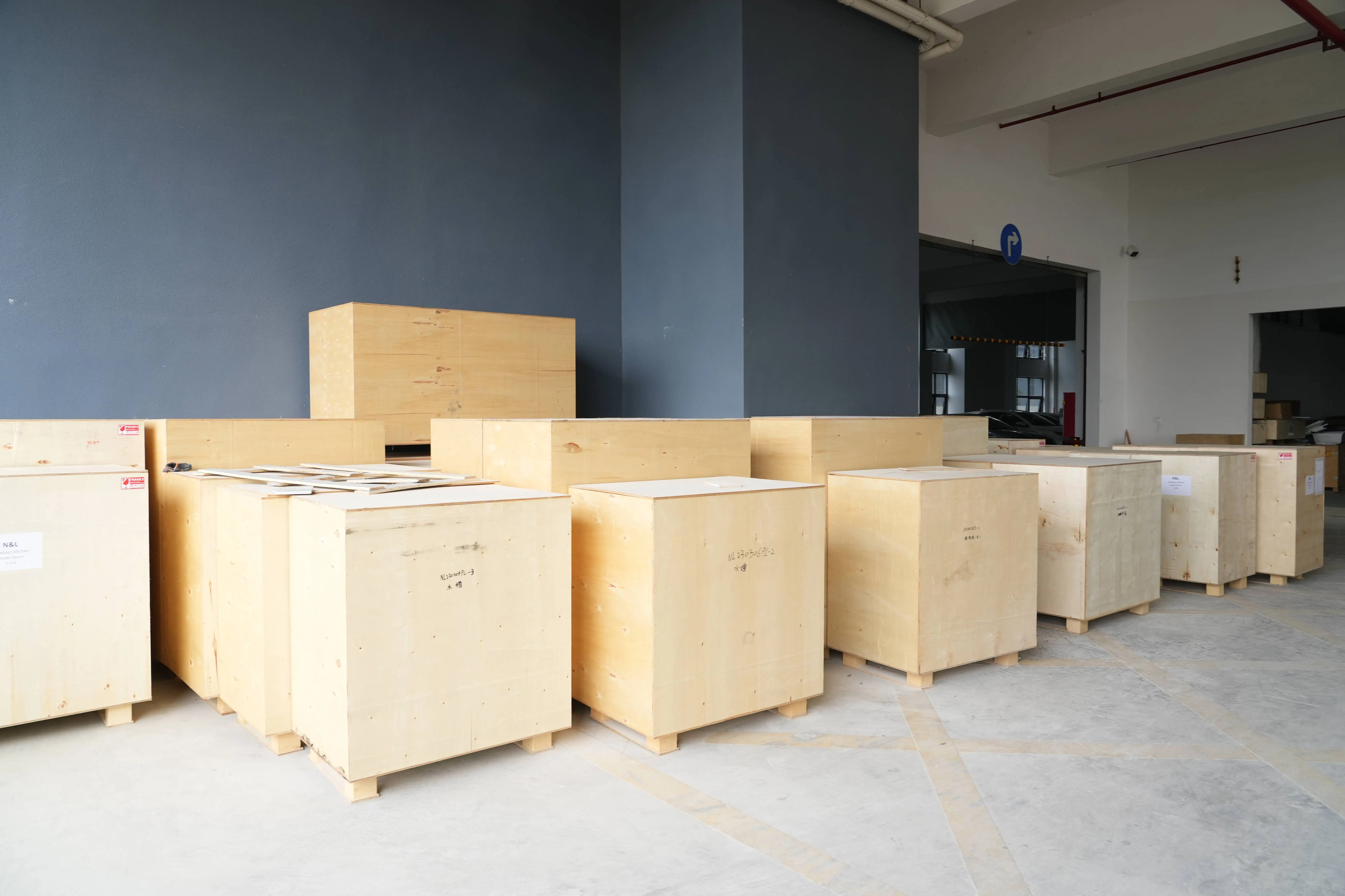 Residential Kitchen Cabinets Stainless Steel Lacquer Kitchen Smart ...