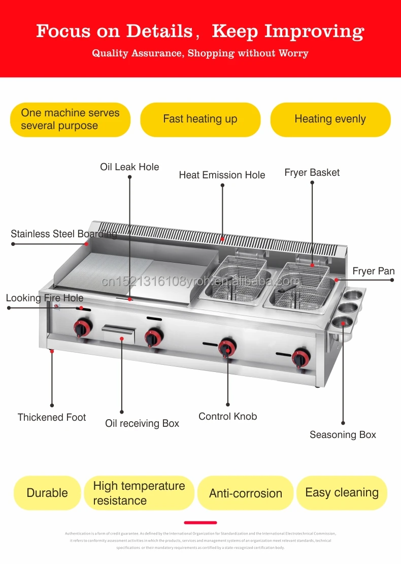 New Restaurant-Grade Gas Griddle and Fryer High Volume Cooking ...