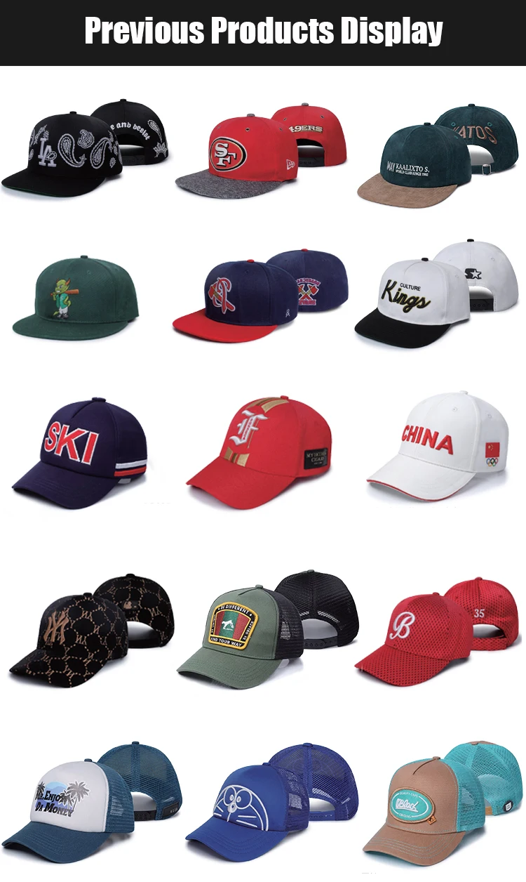 Men Women Custom Embroidery 3D Logo SnapBack Cap, Customize Fashion ...