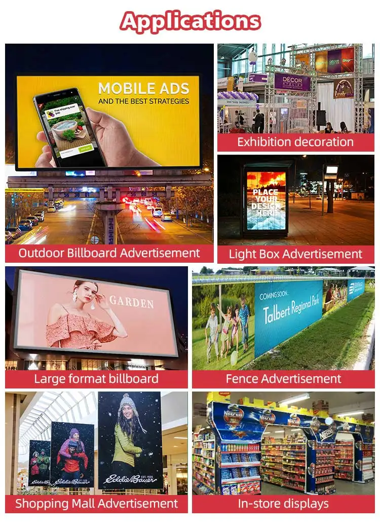 OEM Frontlit Flex Banner Tarpaulin - 440 Advertising Banner