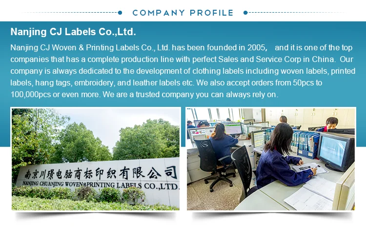 Custom Eco-Friendly Heat Transfers Logo Vinyl Iron on Clothing Labels ...