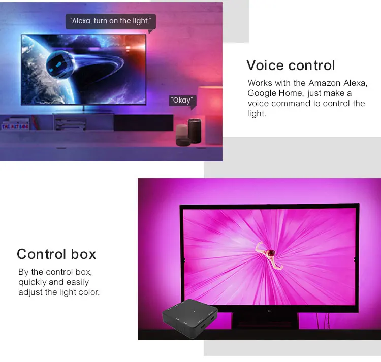 Hdmi Fancy Led Sync Box Ambient Ambilight Tv Backlight Screen Led Back ...