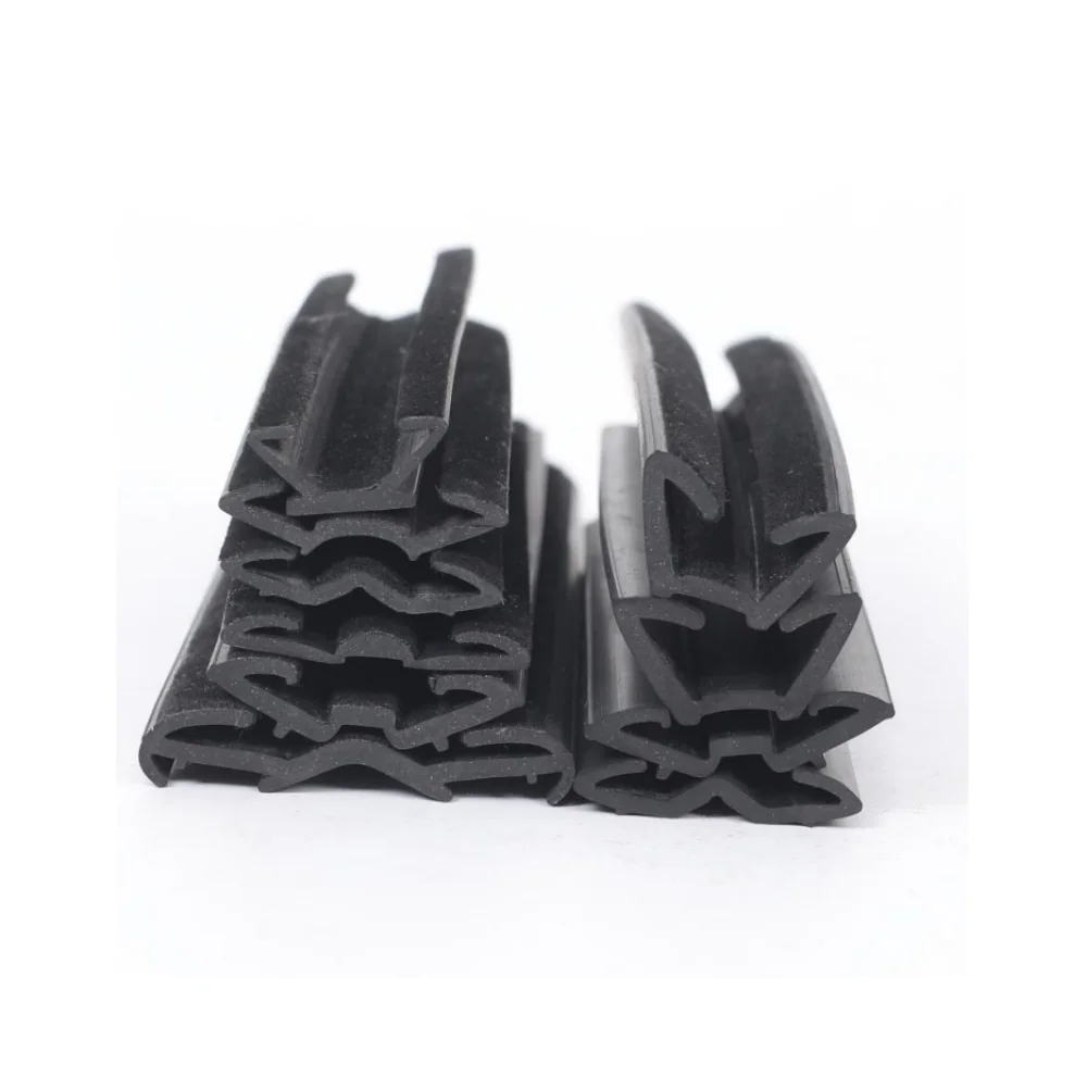 Epdm Flocked Velvet U Channel Window Glass Extruded Weather Stripping W ...