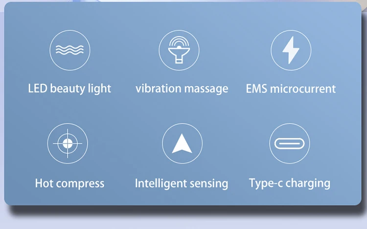 3 Modes Led Phototherapy Neck Lifting Device Home Use Red And Blue ...