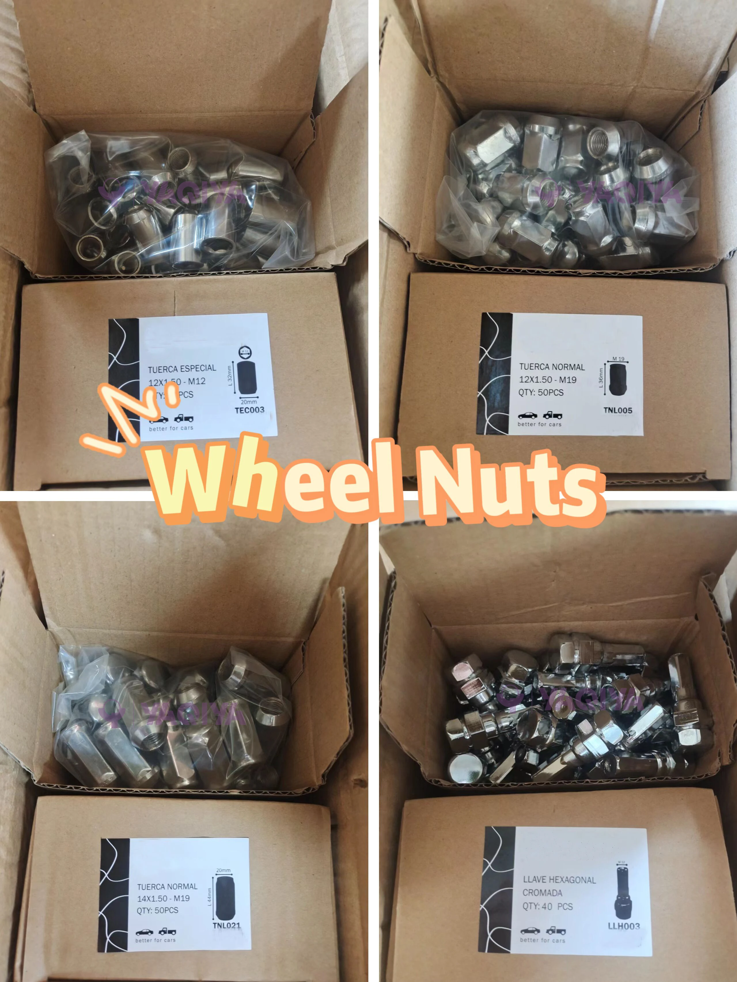 Aluminum M12x15 12x1.25 Wheel Lock Nuts 1.5 Lug Bolts Car Atv Wheel ...