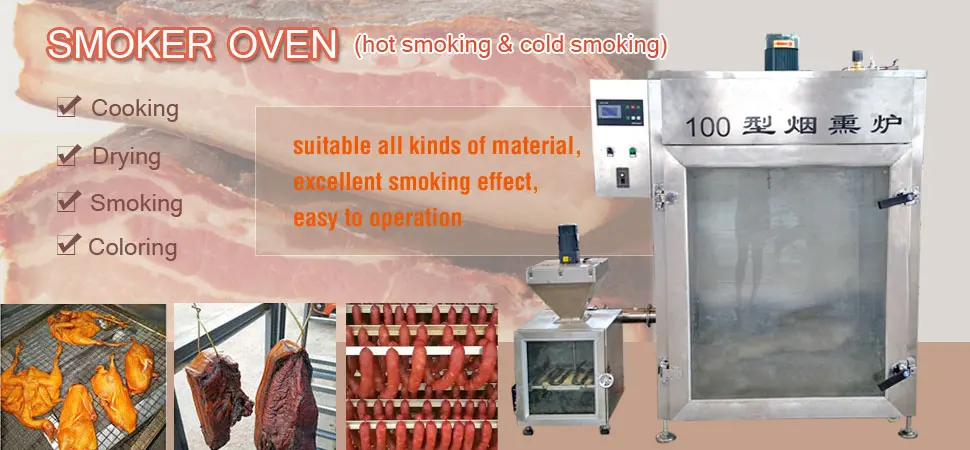 Stainless Steel Cold Smoked Salmon Machine Hot Pork Bacon Smoke Machine ...