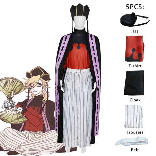 Demon Slayer Douma Cosplay Costume Kimetsu no Yaiba Clothes Cloak Anime ...