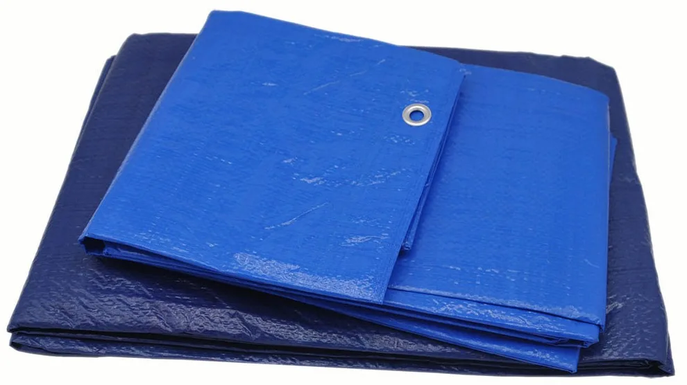 18 Ft X 24 Ft Blue Tarp 120 Gsm,Premium Extra Strong 100% Waterproof ...