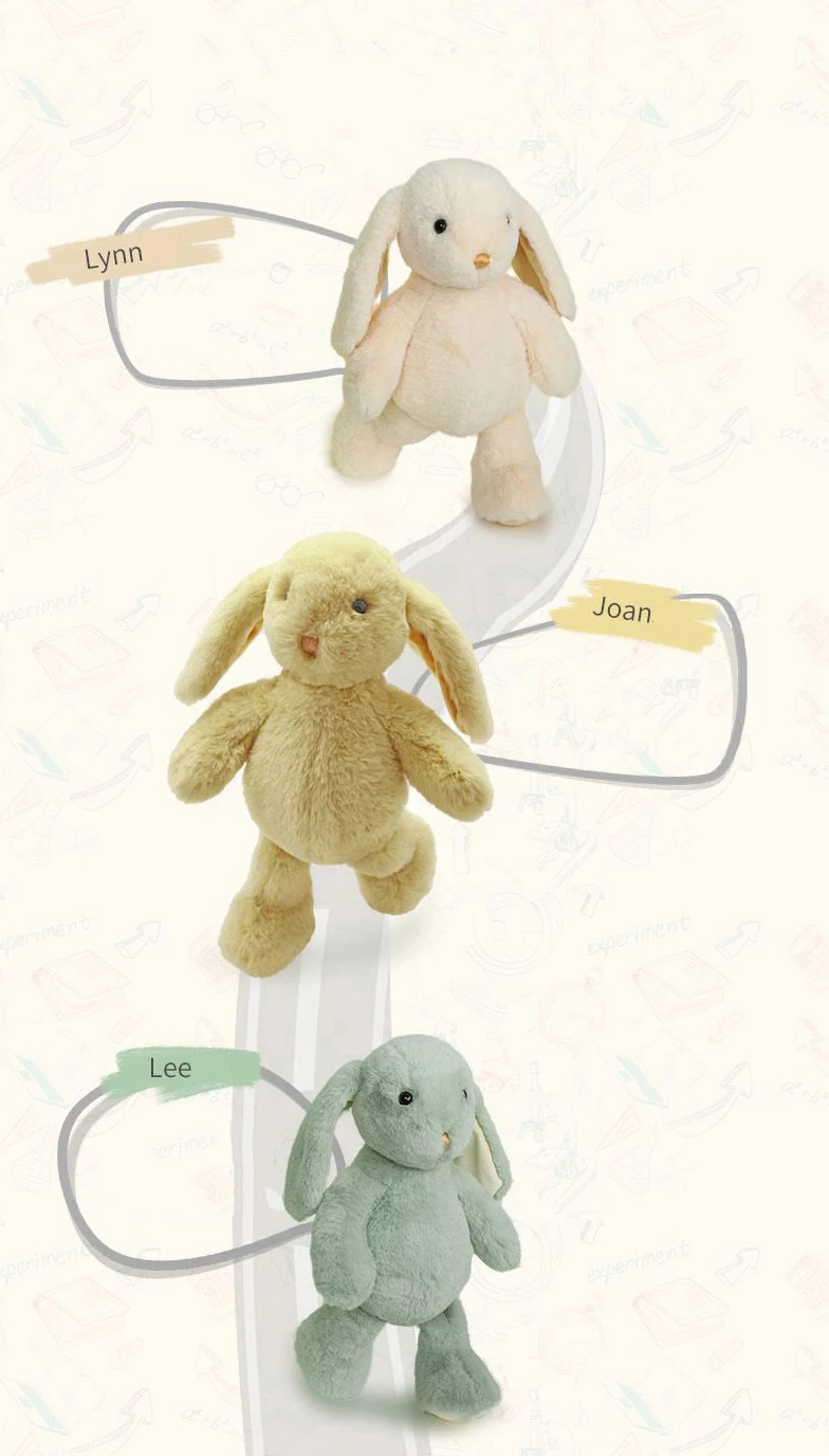 Soft Cute Baby Plush Toy Maker - Long Eared Bunny Stuffed Animal