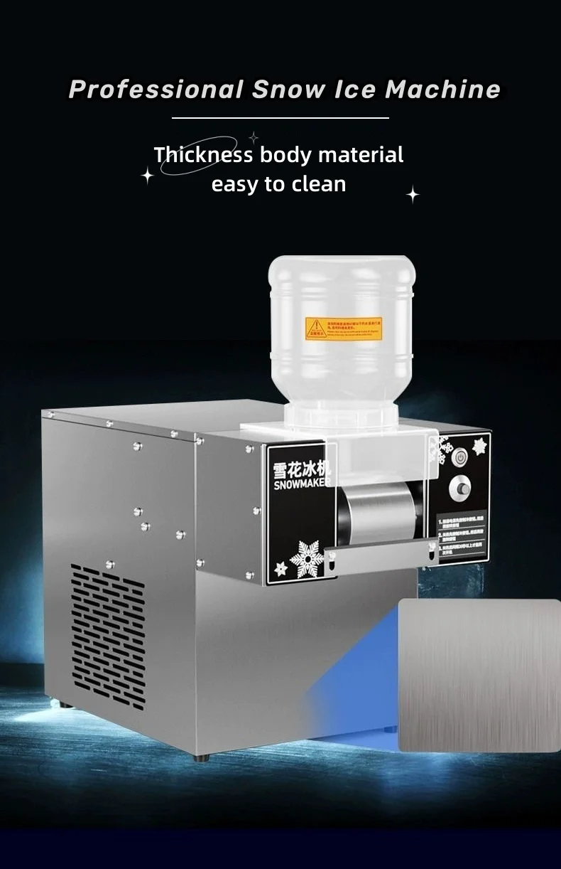 Hot Selling Milk Tea Equipment Snow Ice Making Machine Bingsu Maker ...