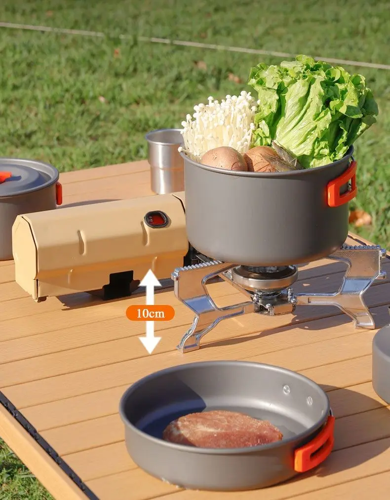 Single Burner Ultralight Camping Portable Mini Outdoor Folding Metal ...