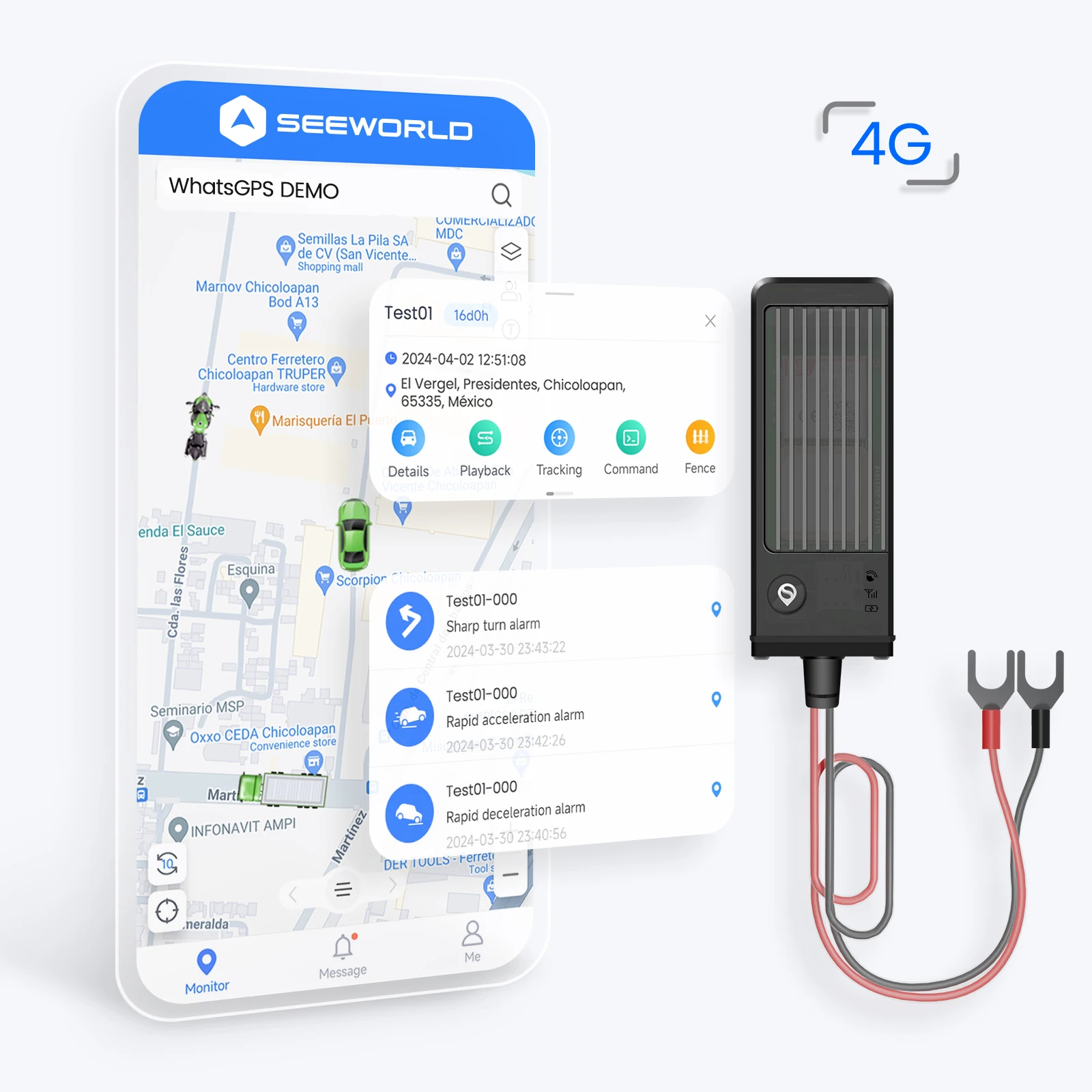 Auto Gps Tracker For Apple Real-time Iot Tracker With Geo-fence ...