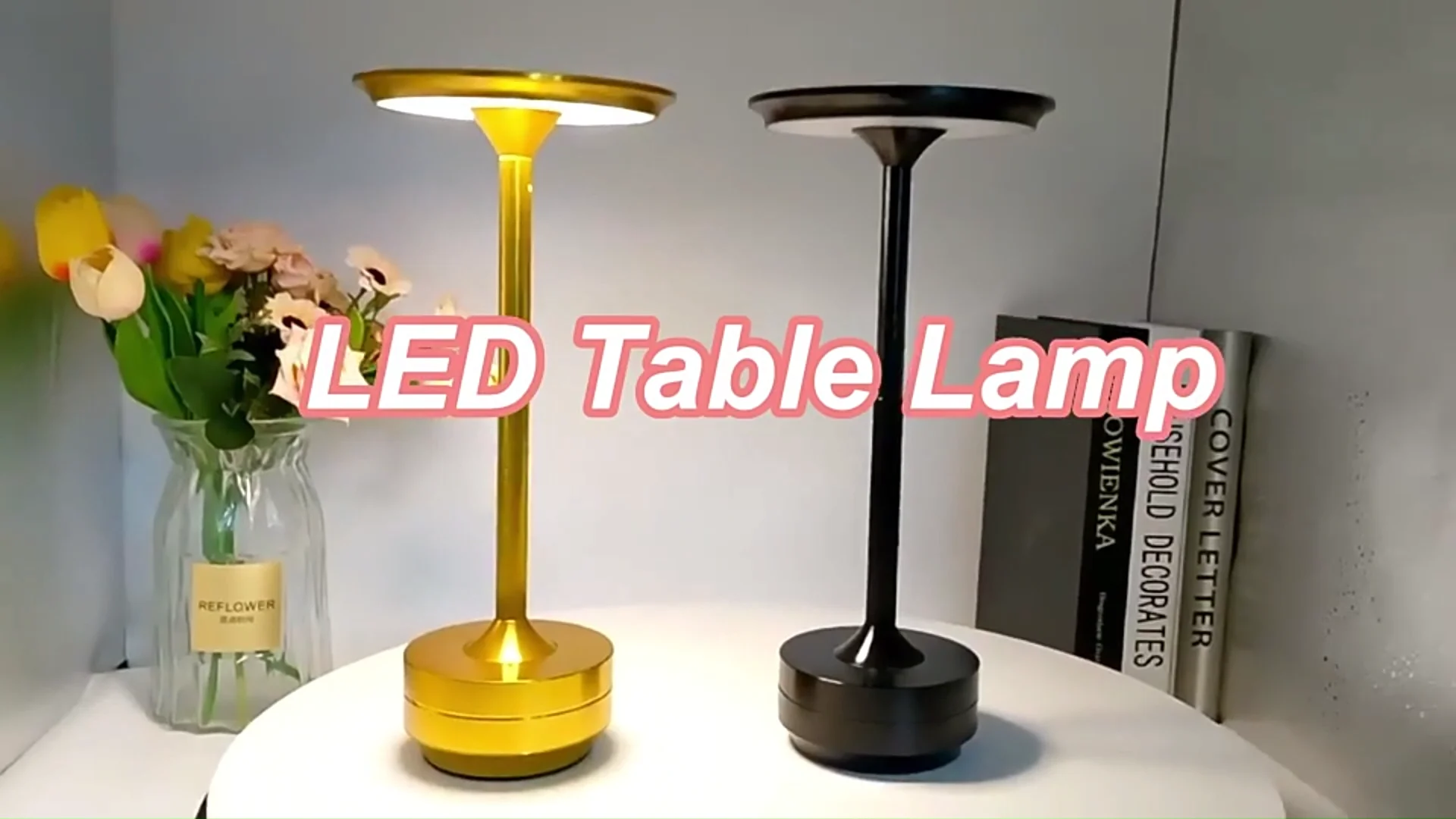 Creative Desk Lamps Rechargeable Portable Restaurant Led Table Lamp ...
