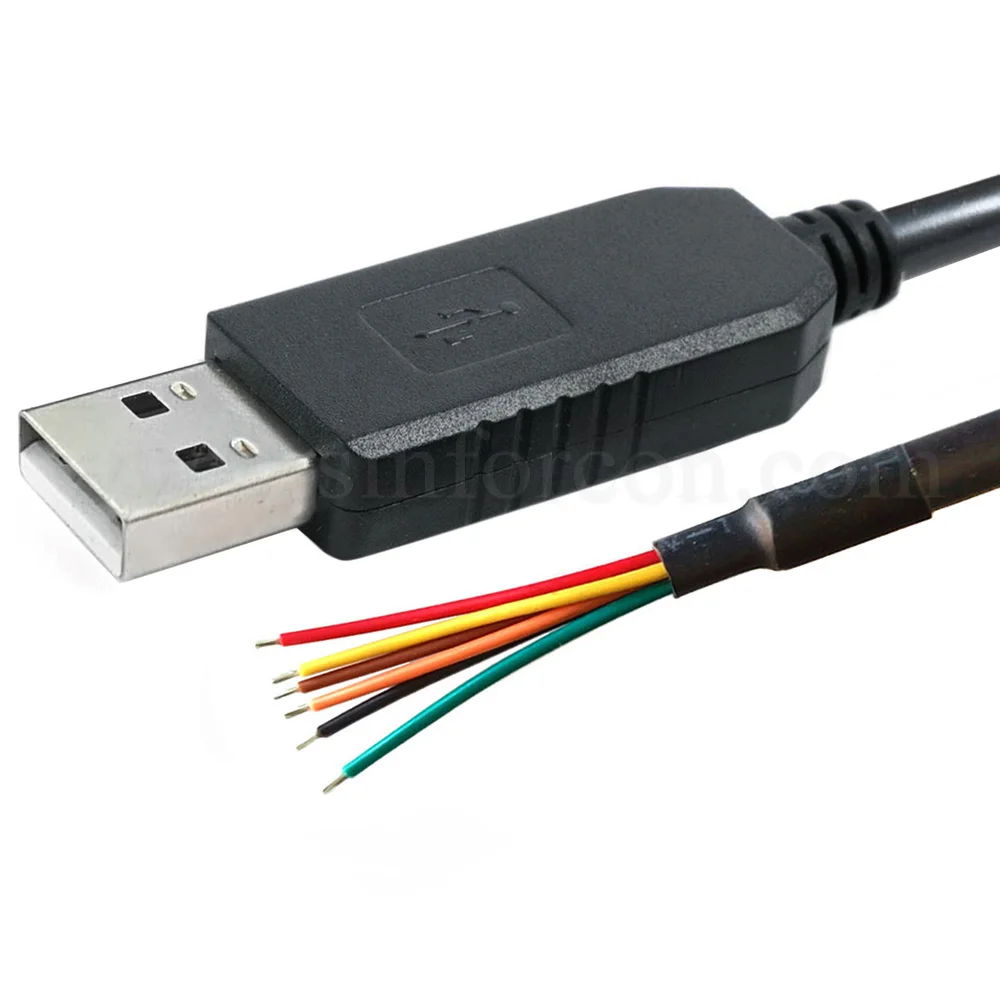 FTDI FT230X USB UART TTL to USB Serial Wire End Adapter Cable for PLC ...