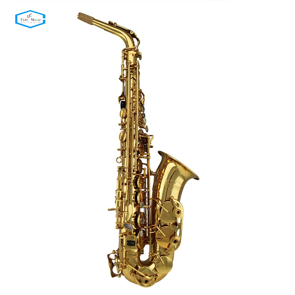 Alibaba.com: OEM Musical Instrument Alto Saxophone, Gold Lacquer Finish ...