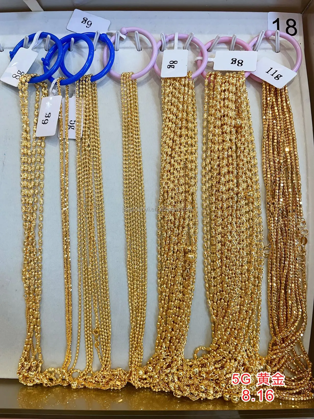 Wholesale 24K Real Gold Chains from China's 5G Manufacturing Process ...