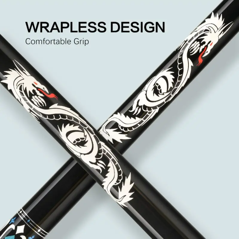 KONLLEN Pool Cue Stick - Carbon Fiber Dragon Pattern