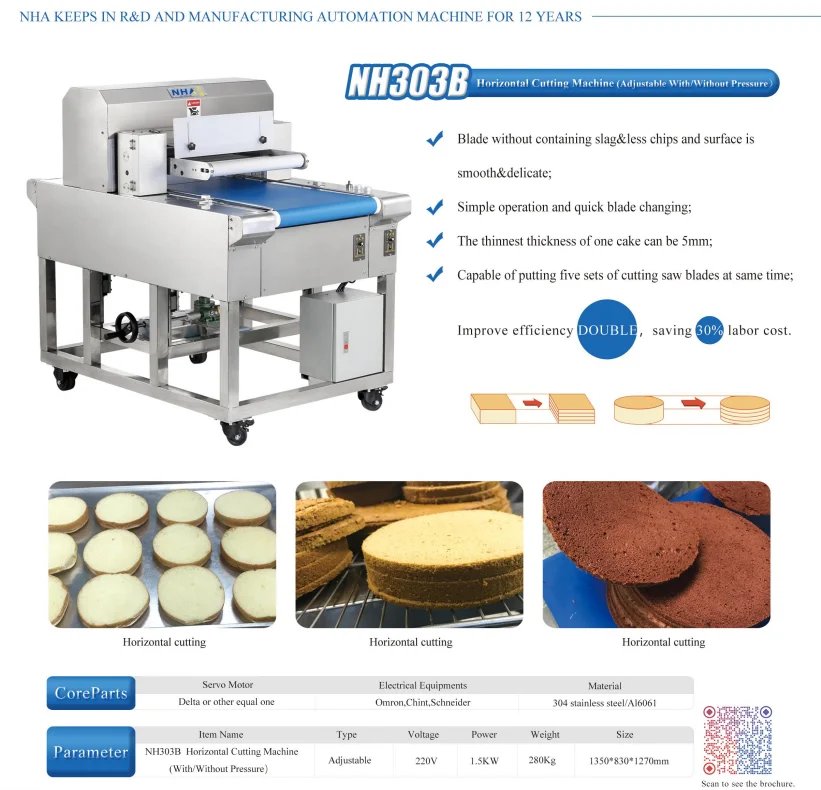 Fully Automatic Hot Dog Bun Bread Cutting Machine Burger Buns Dough ...